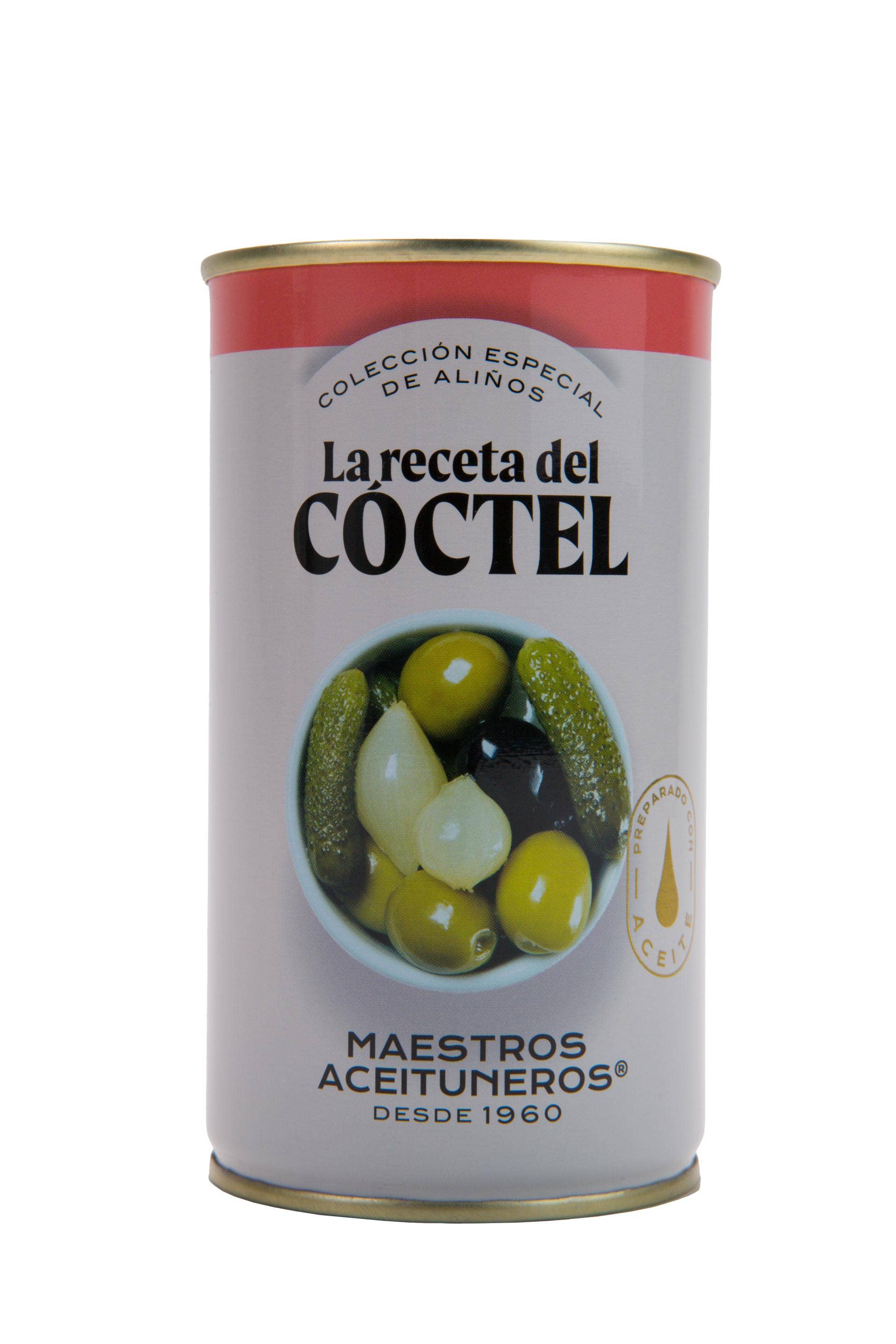 Cocktail d’olives & cornichons – Recette du Maître | Maestros Aceitune ...